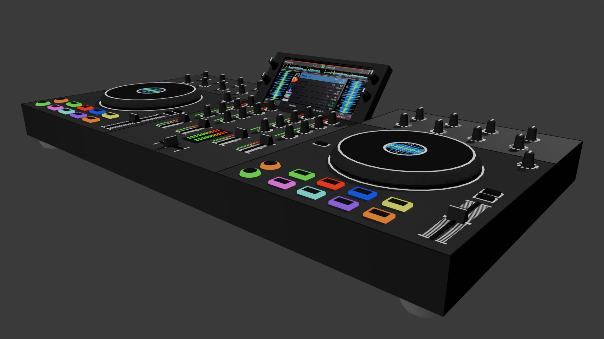 3D Setup Dj Controler - TurboSquid 2228656