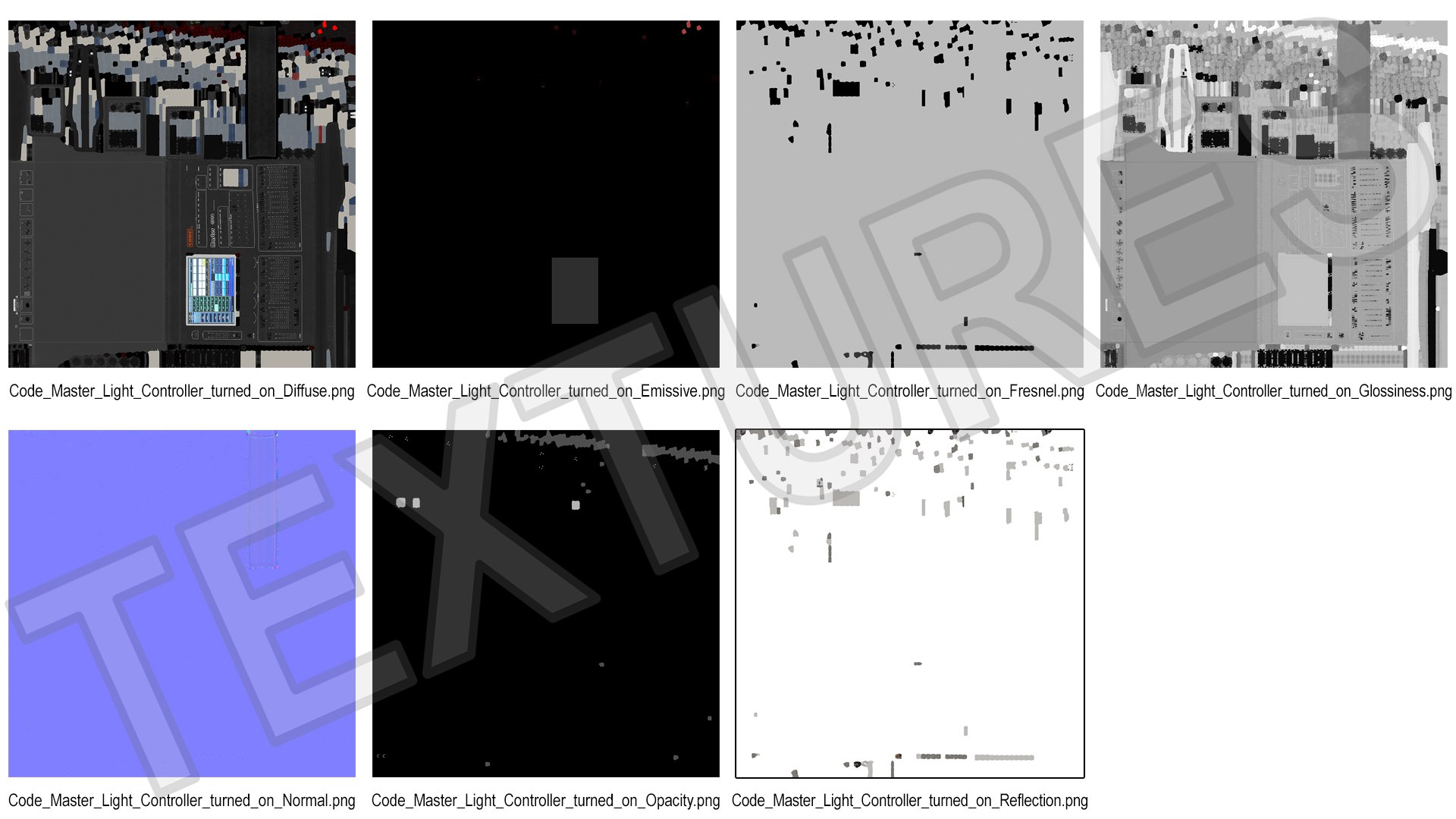 3D Code Master Light Controller Turned On Model - TurboSquid 2203315