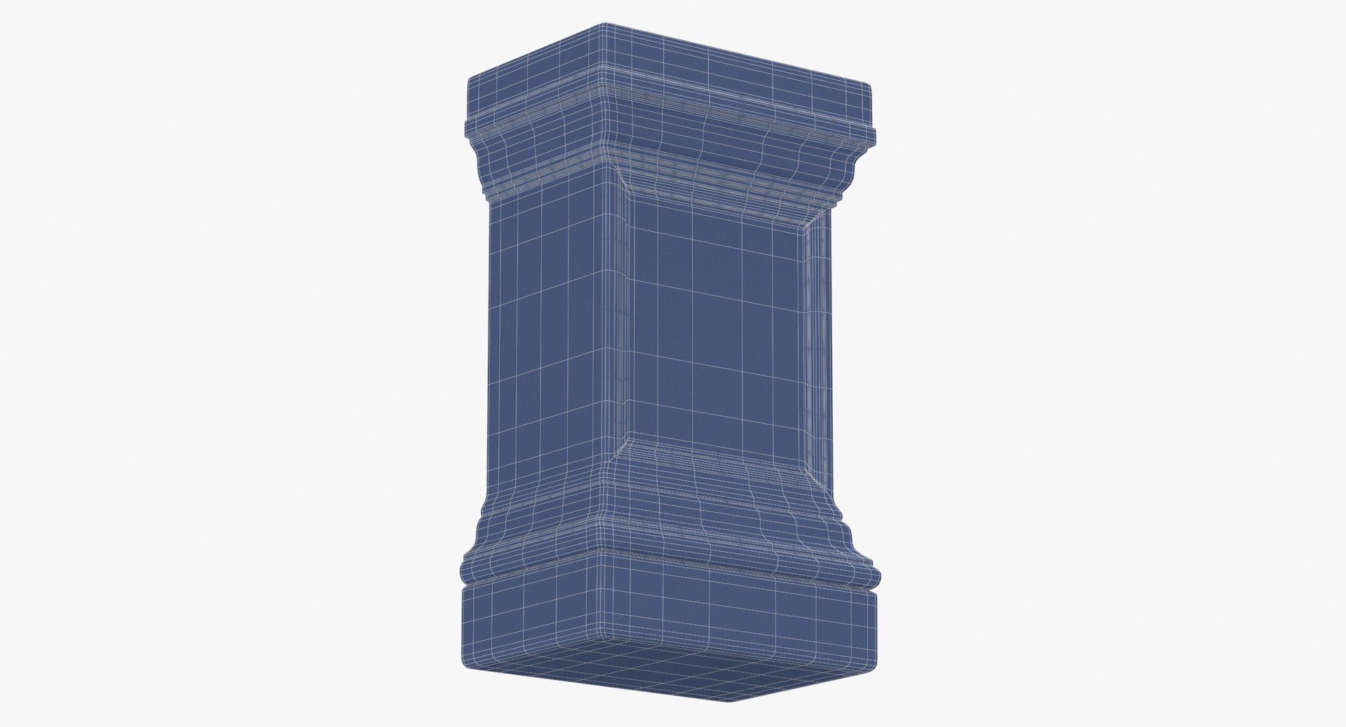 3D Model Roman Statue Pedestal 05 - TurboSquid 2159005