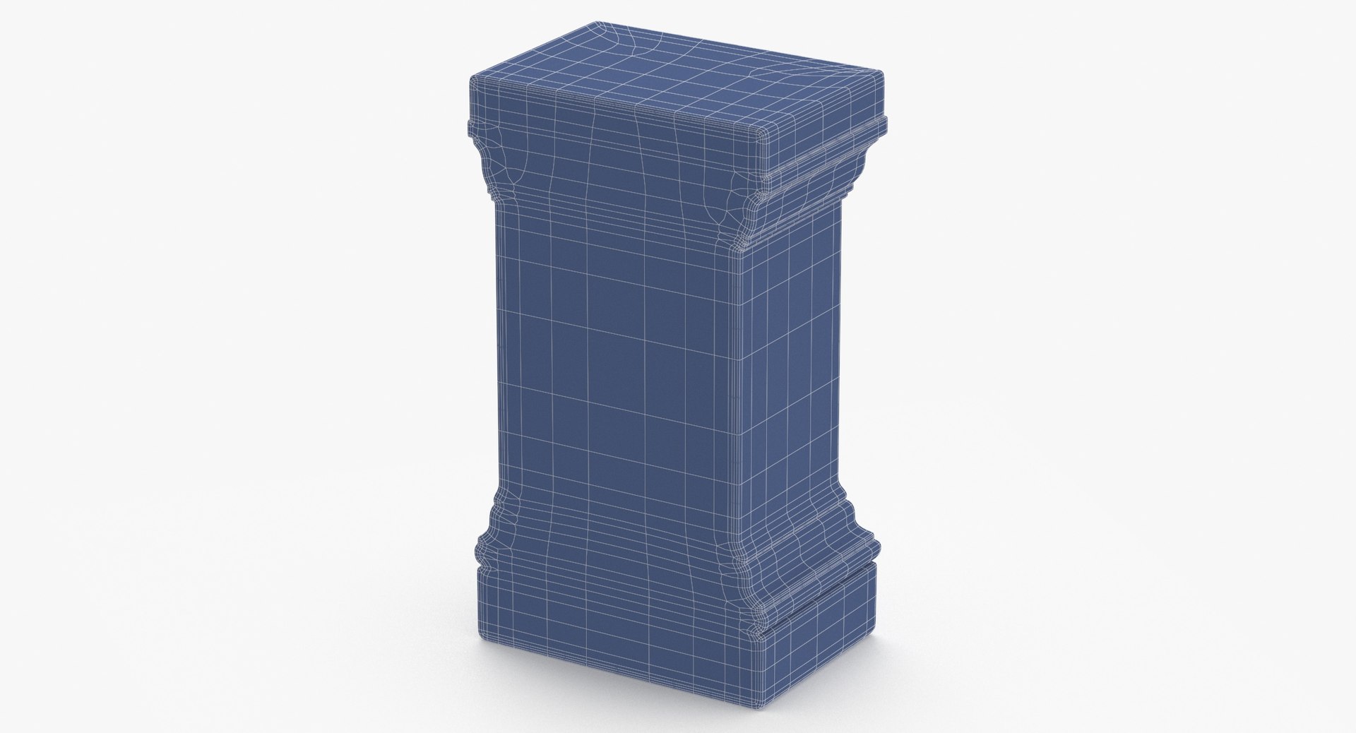 3D Model Roman Statue Pedestal 05 - TurboSquid 2159005