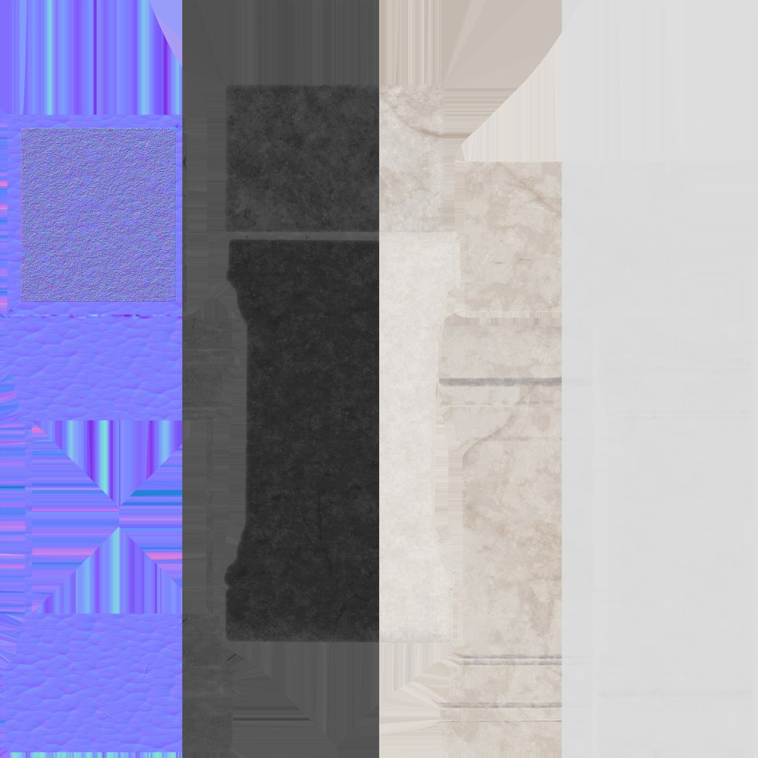 3D Model Roman Statue Pedestal 05 - TurboSquid 2159005