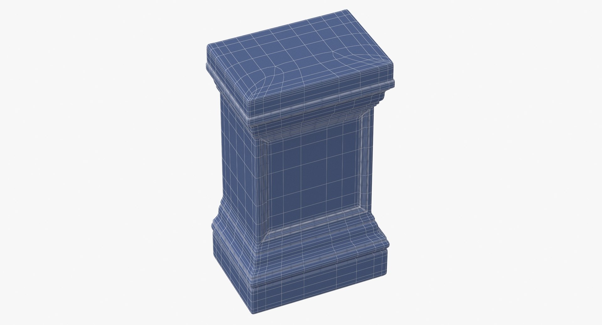 3D model Roman Statue Pedestal 05 - TurboSquid 2159005