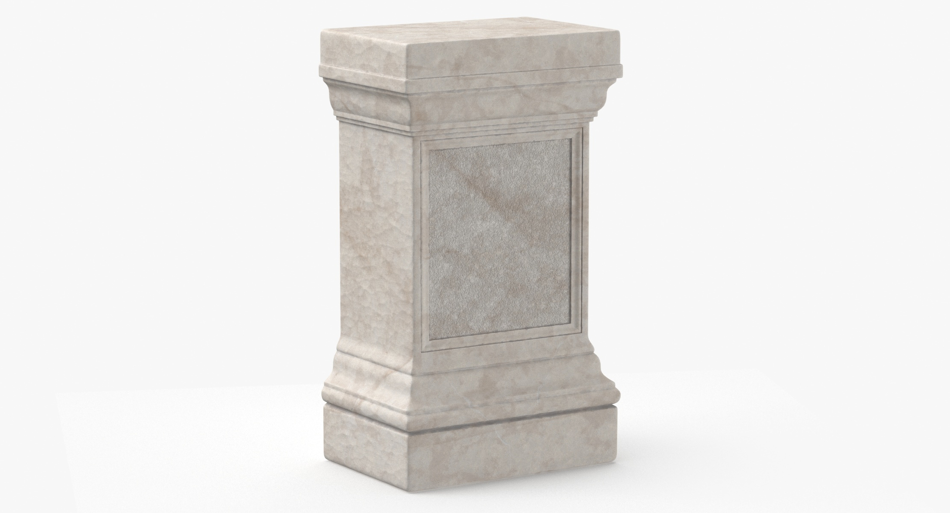 3D Model Roman Statue Pedestal 05 - TurboSquid 2159005