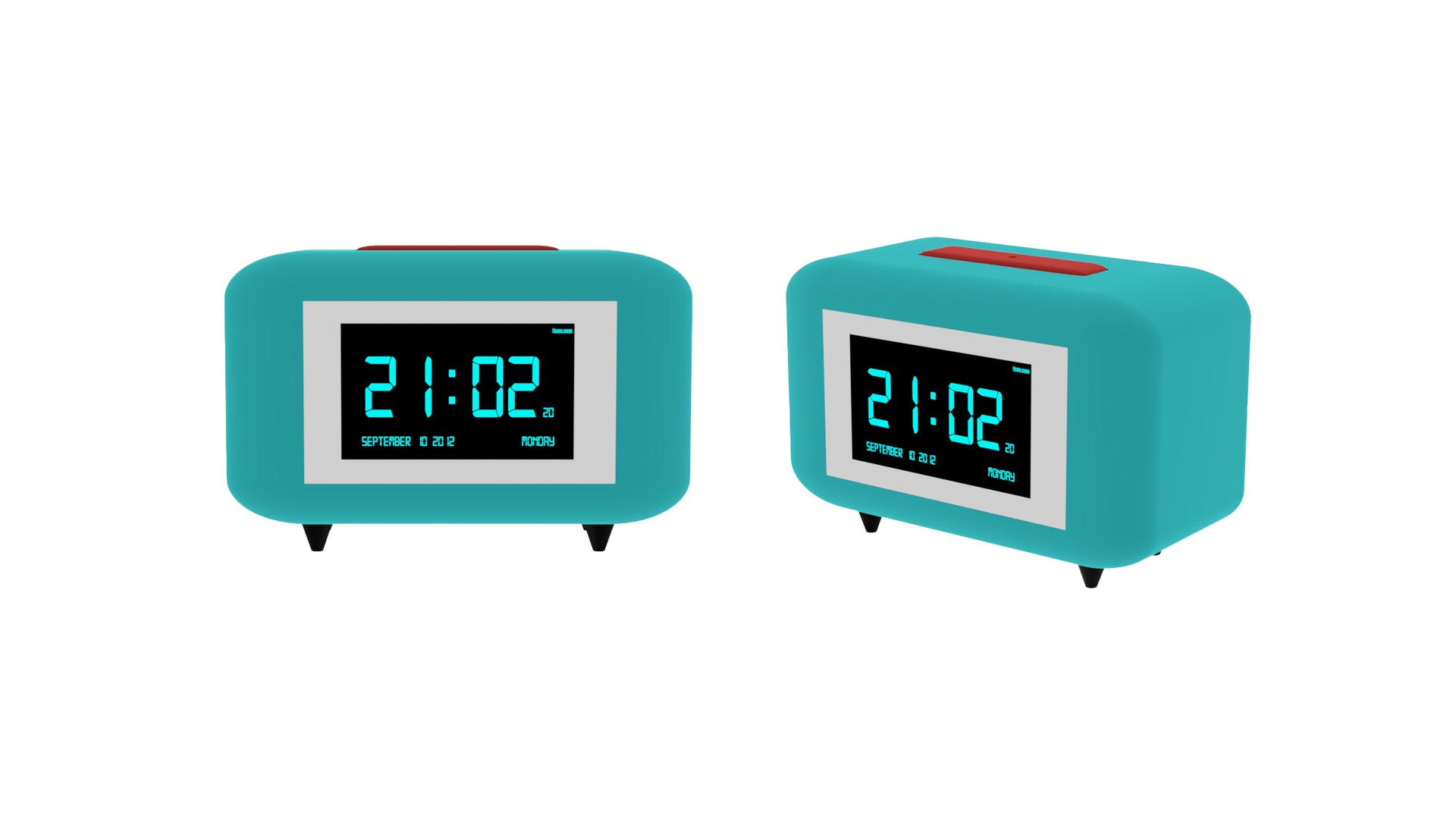 3D Model Digital Clock Brmd - TurboSquid 2144755