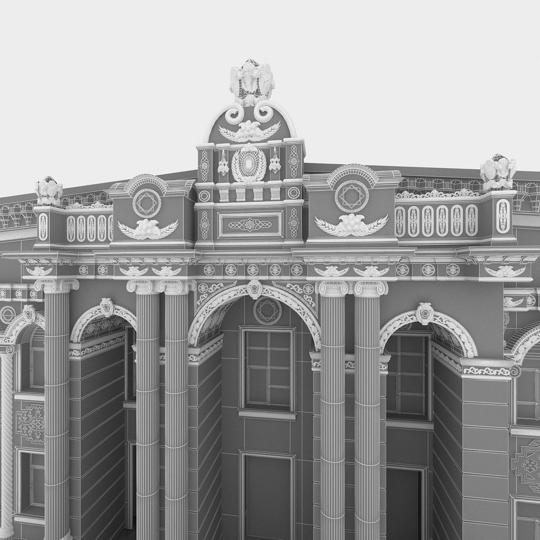 3D University Building - TurboSquid 1454154