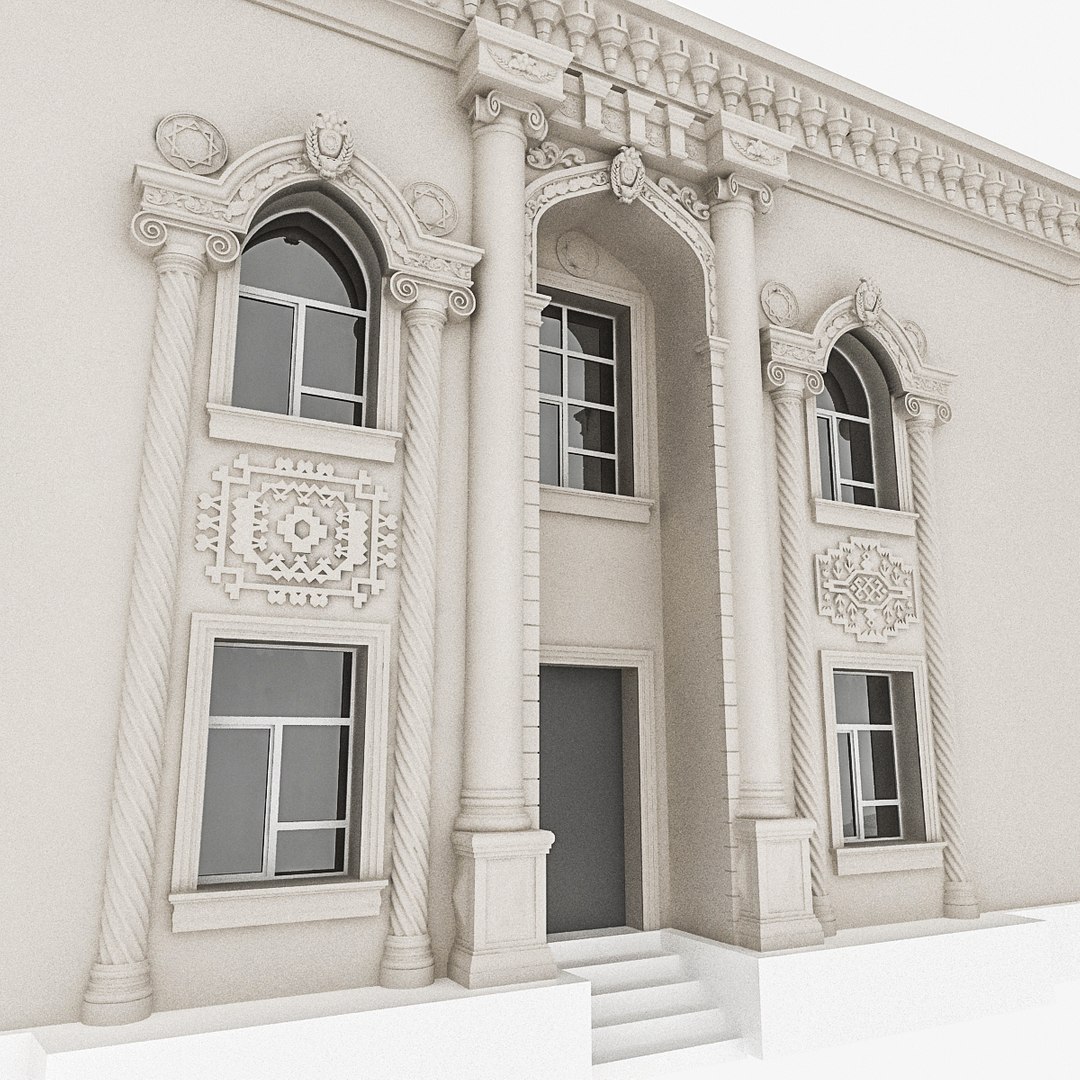 3D University Building - TurboSquid 1454154