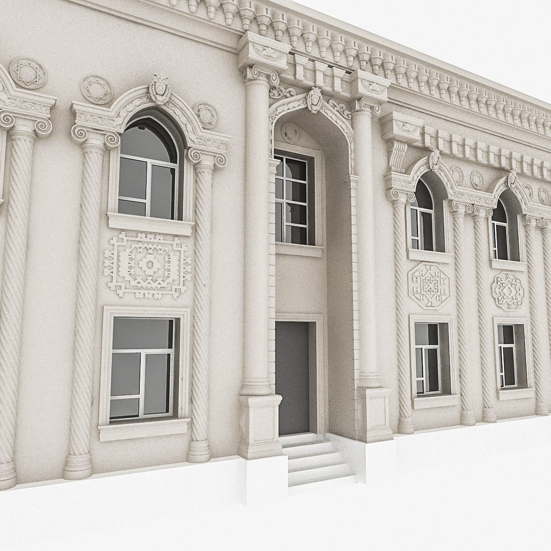 3D University Building - TurboSquid 1454154