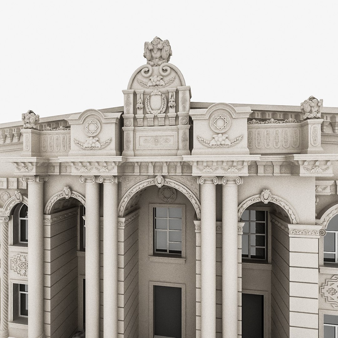 3D University Building - TurboSquid 1454154