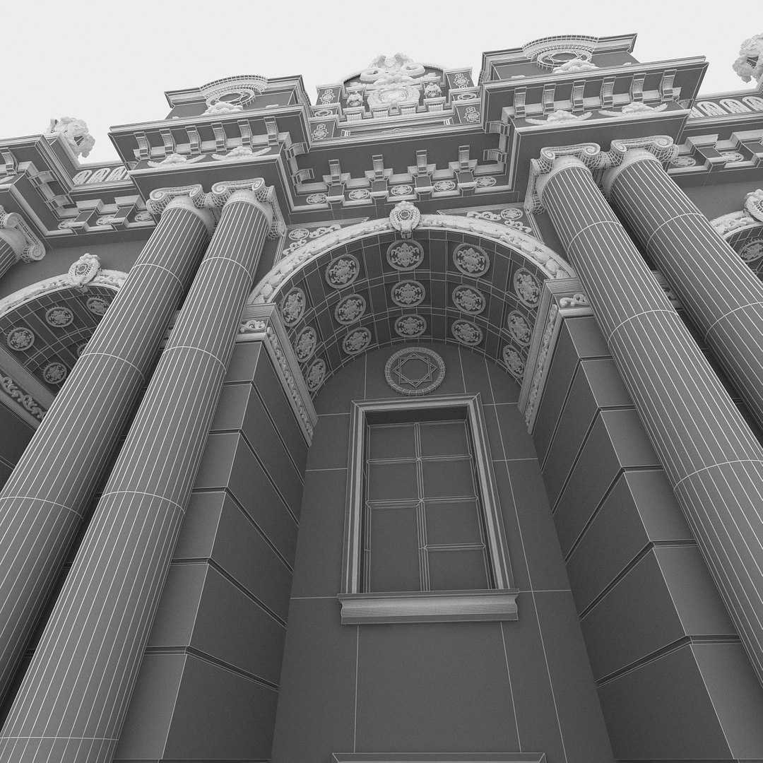 3D University Building - TurboSquid 1454154