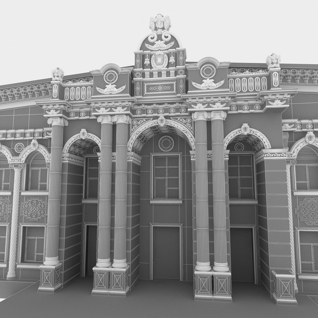 3D University Building - TurboSquid 1454154