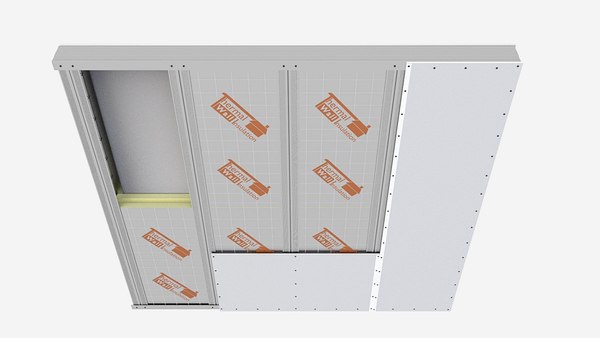 Wall partitions insulation 3D model - TurboSquid 1548950