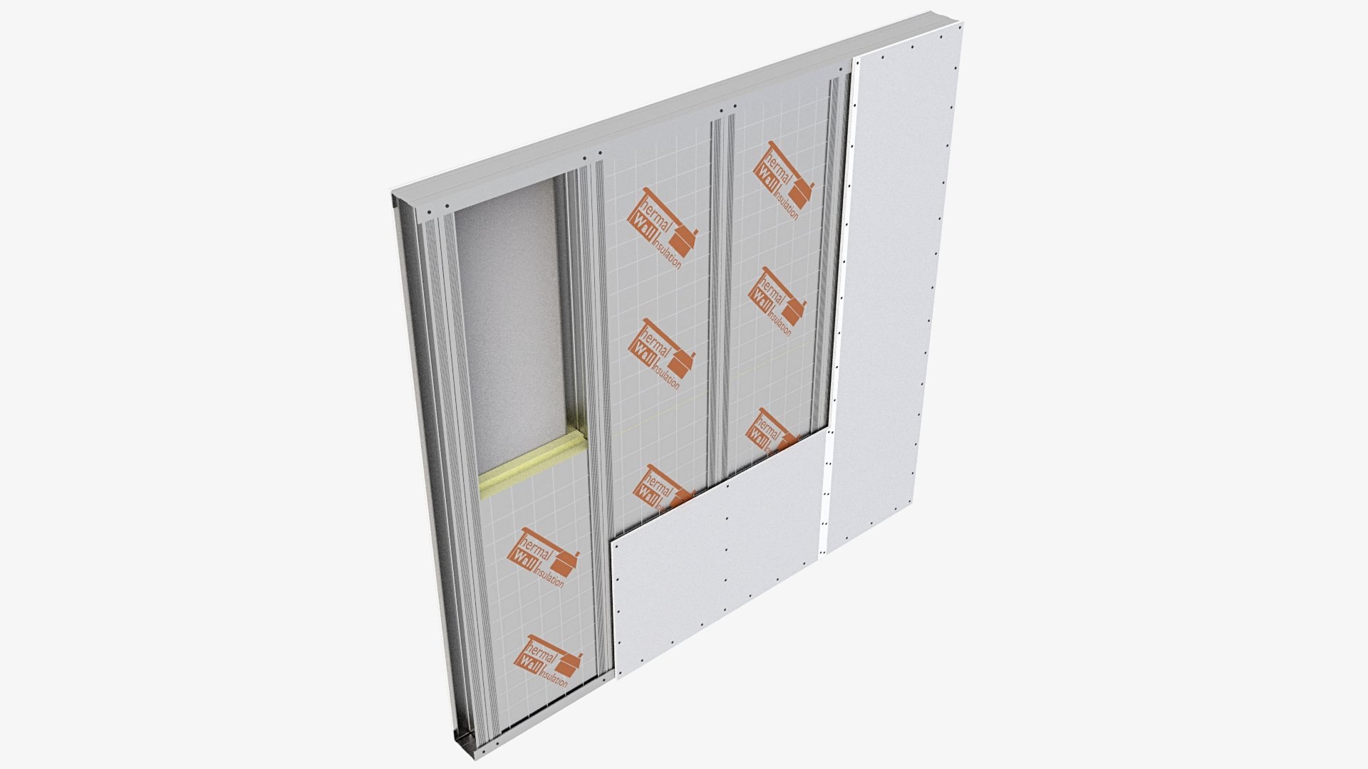 Wall Partitions Insulation 3D Model - TurboSquid 1548950