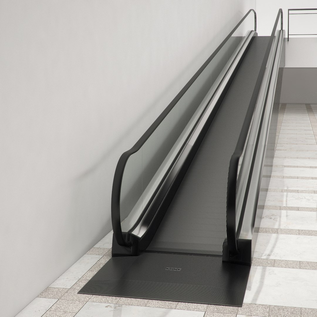 3D Model Kone Travelmaster 115 Travelator - TurboSquid 1152556