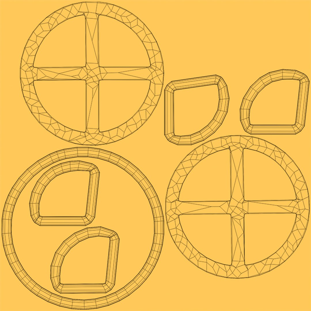 Earth Astrological Symbol Gold 3D Model - TurboSquid 2056224