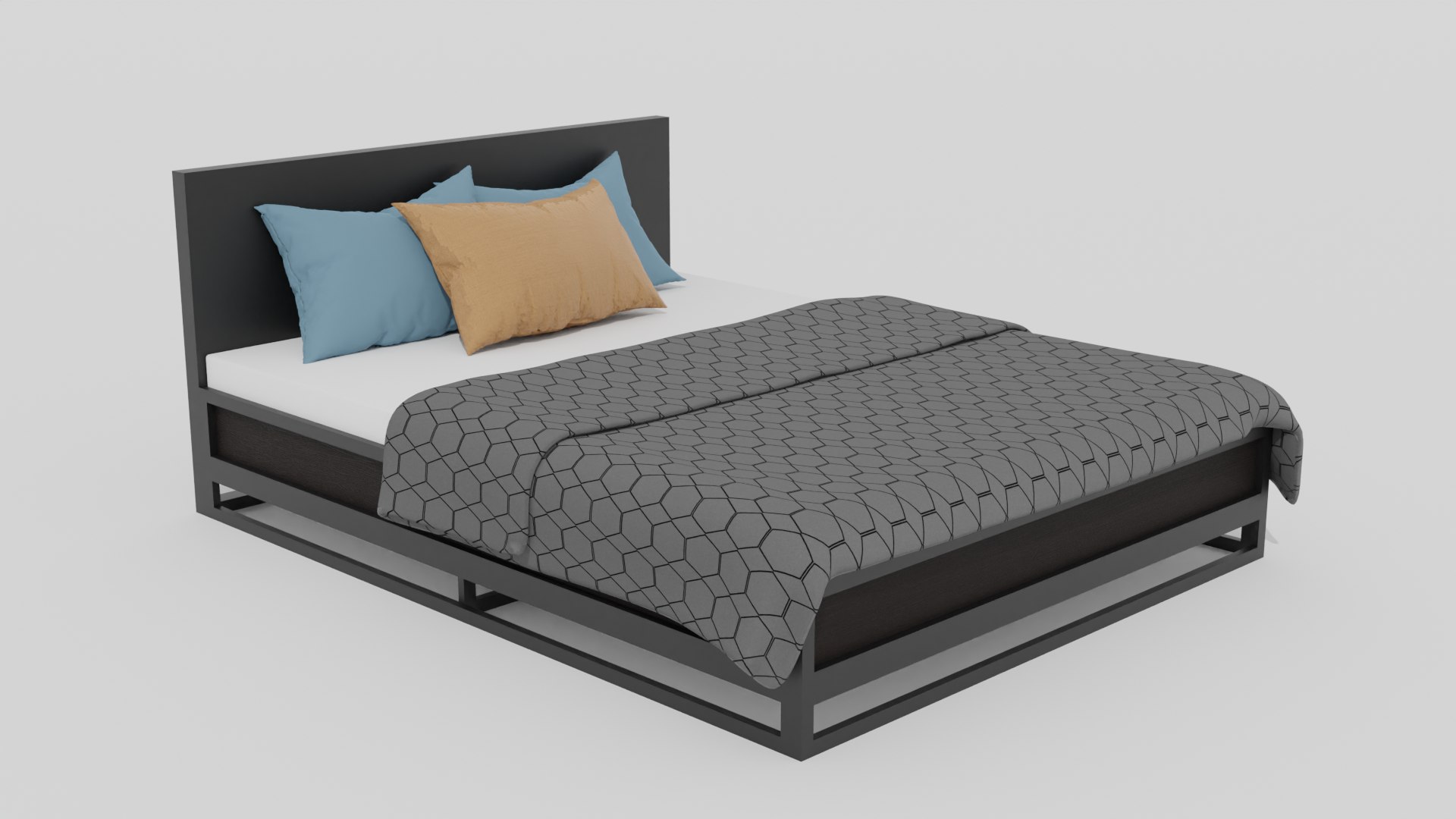 King Size Bed Design 3D Model - TurboSquid 1947717