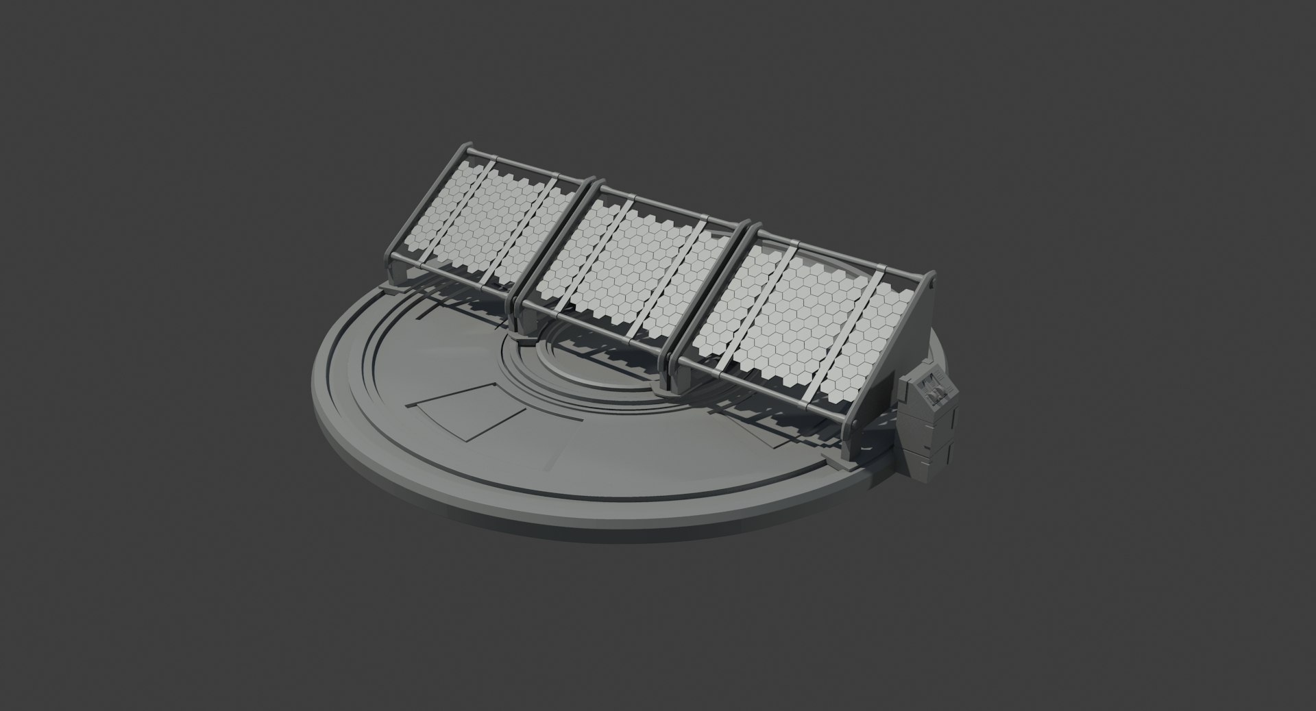 3D Sci-fi Solar Panel - TurboSquid 1247707