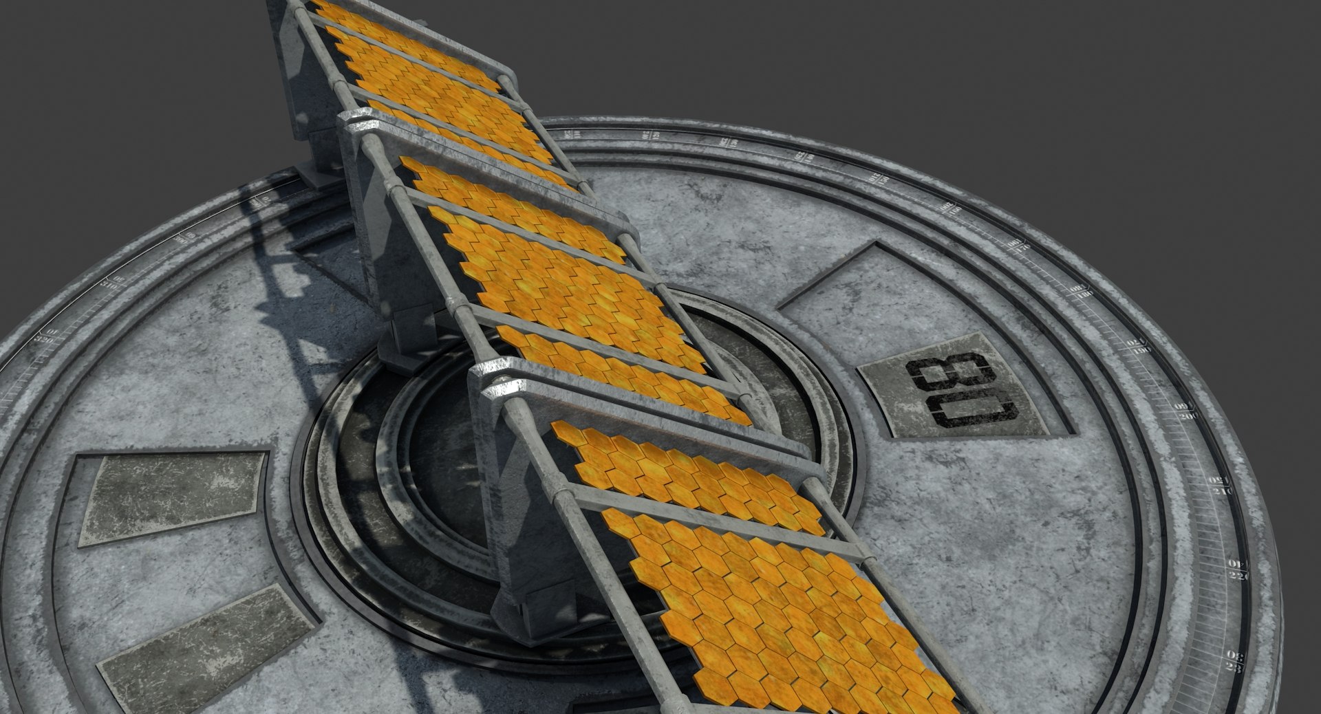 3D Sci-fi Solar Panel - TurboSquid 1247707