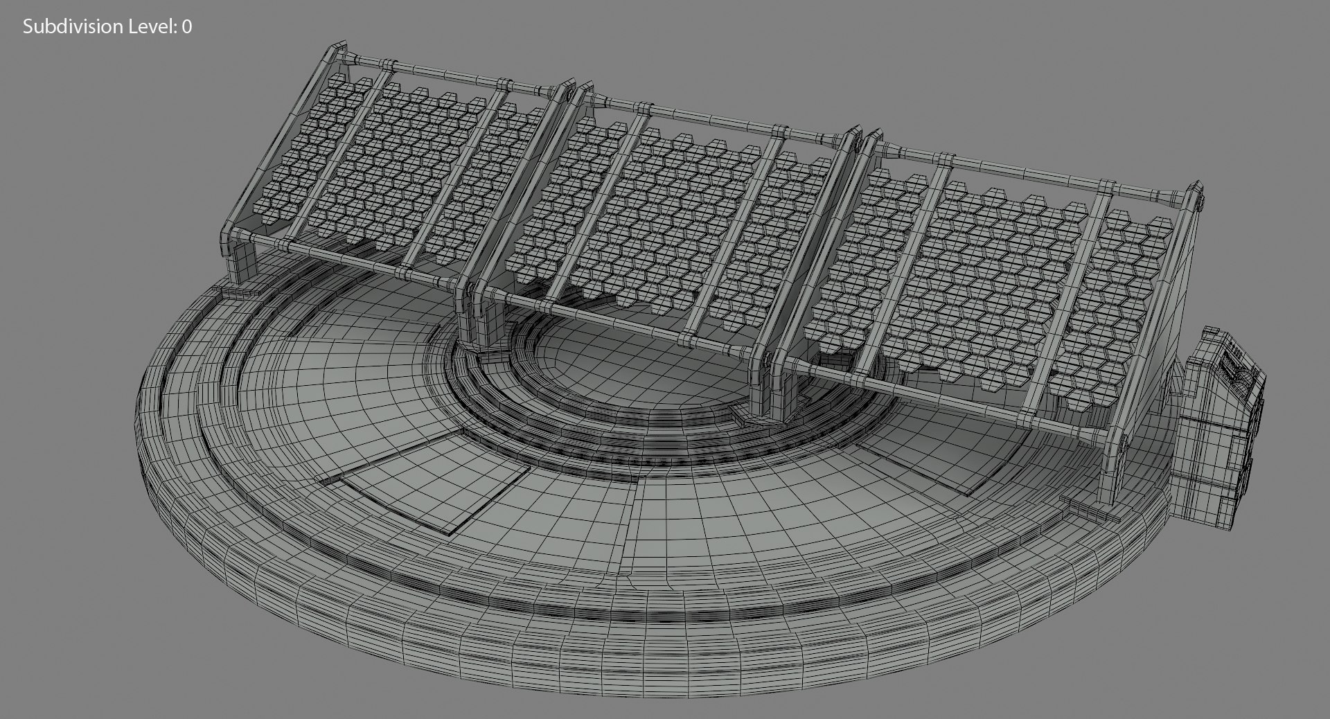 3D Sci-fi Solar Panel - TurboSquid 1247707