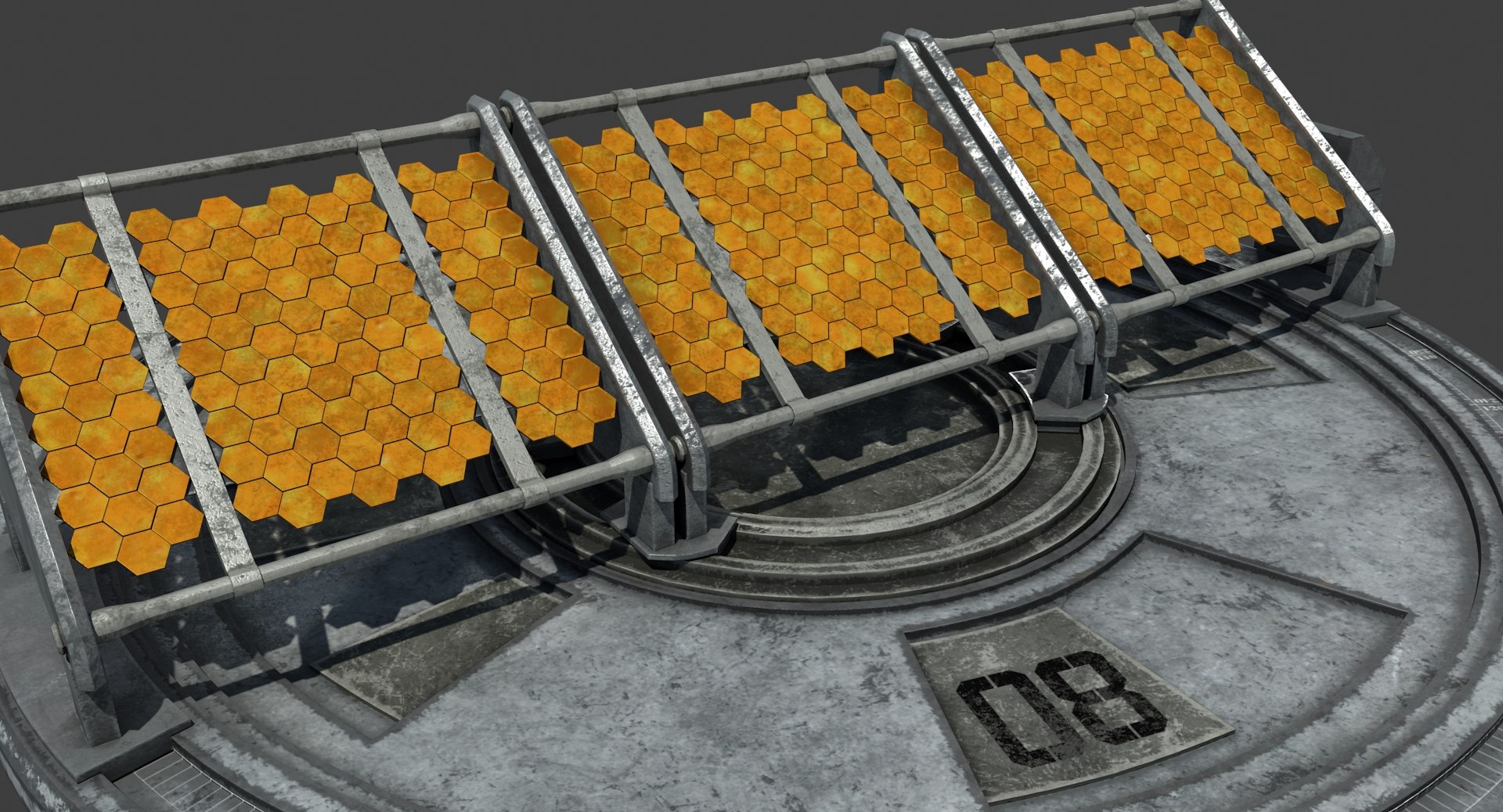 3D Sci-fi Solar Panel - TurboSquid 1247707