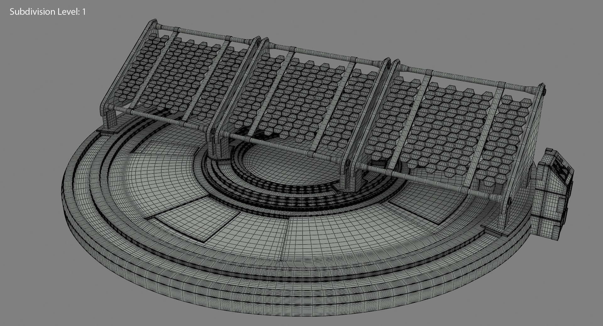 3D Sci-fi Solar Panel - TurboSquid 1247707