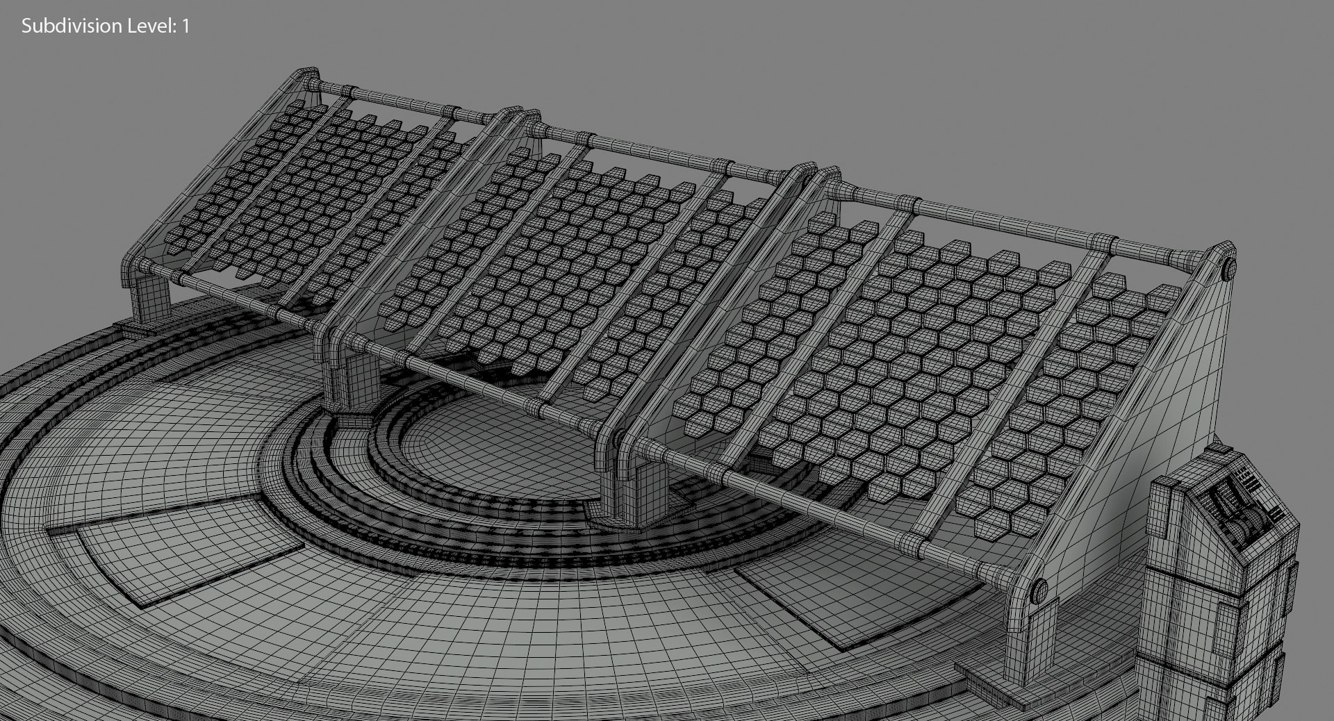 3D Sci-fi Solar Panel - TurboSquid 1247707