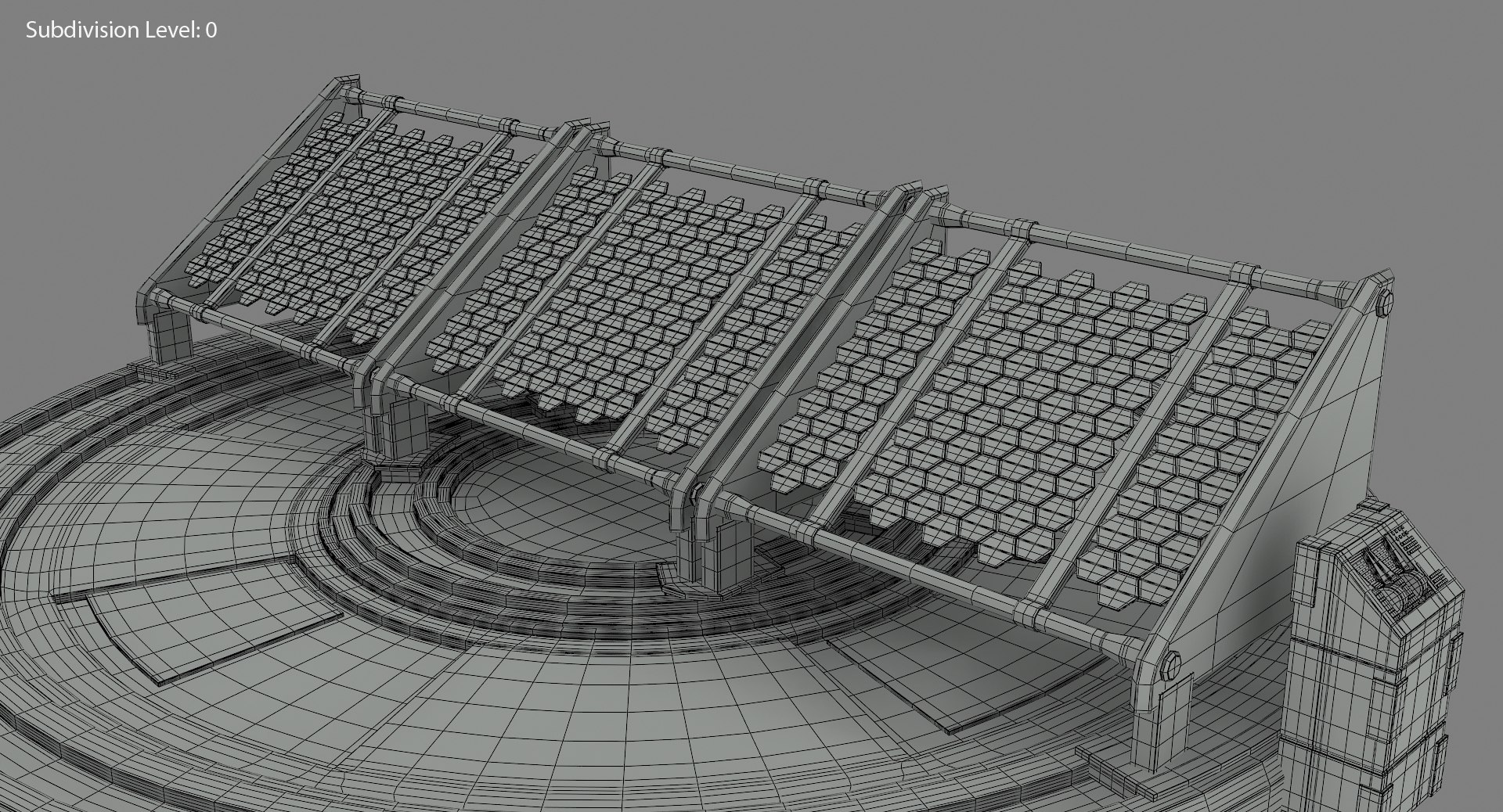 3D Sci-fi Solar Panel - TurboSquid 1247707