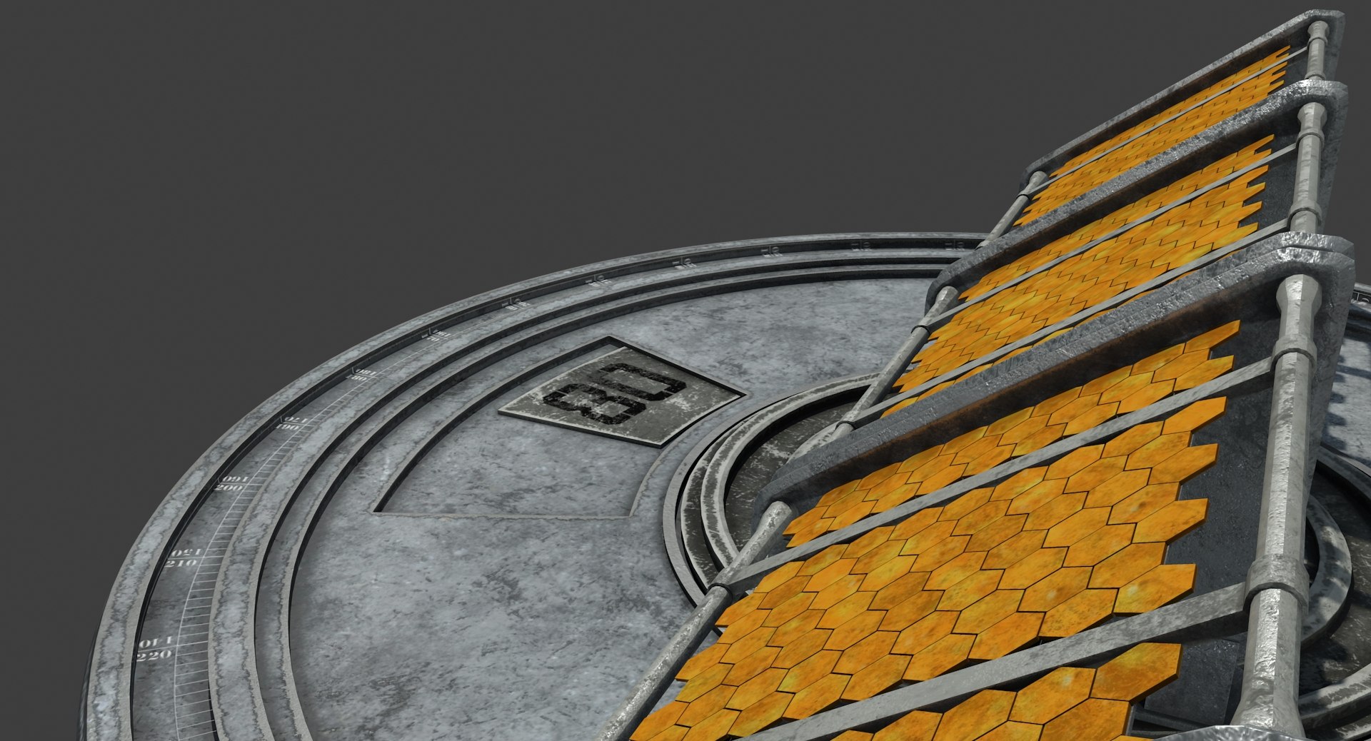 3D Sci-fi Solar Panel - TurboSquid 1247707