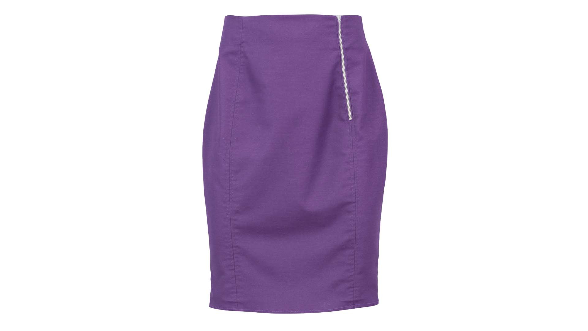 3D Purple Pencil Skirt Remastered - TurboSquid 2361662