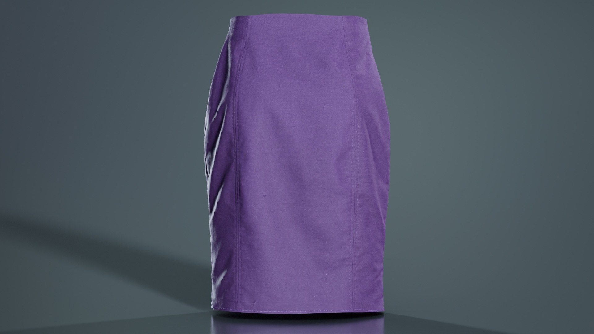 3D Purple Pencil Skirt Remastered - TurboSquid 2361662
