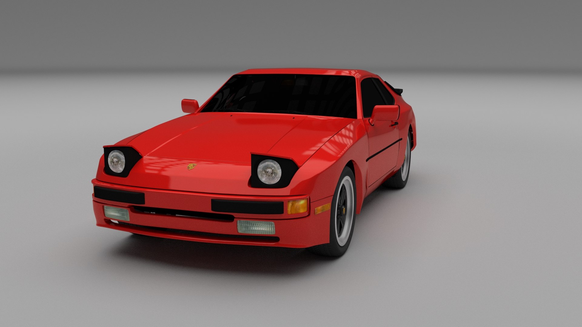 3d Porsche 944