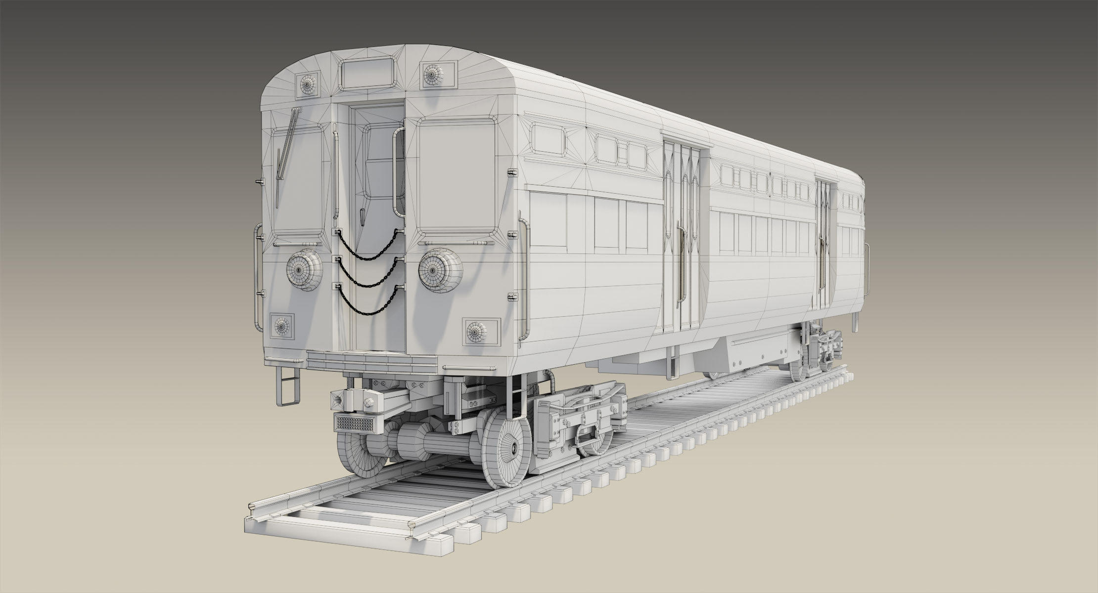 Train cta 3D - TurboSquid 1677161