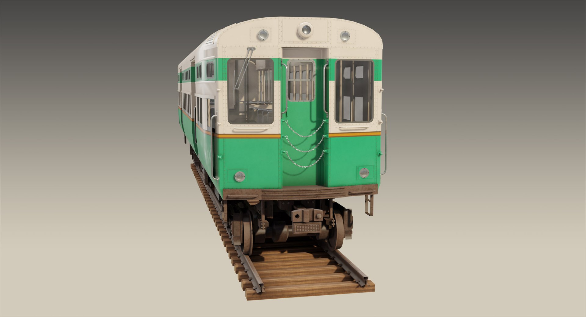 Train Cta 3D - TurboSquid 1677161