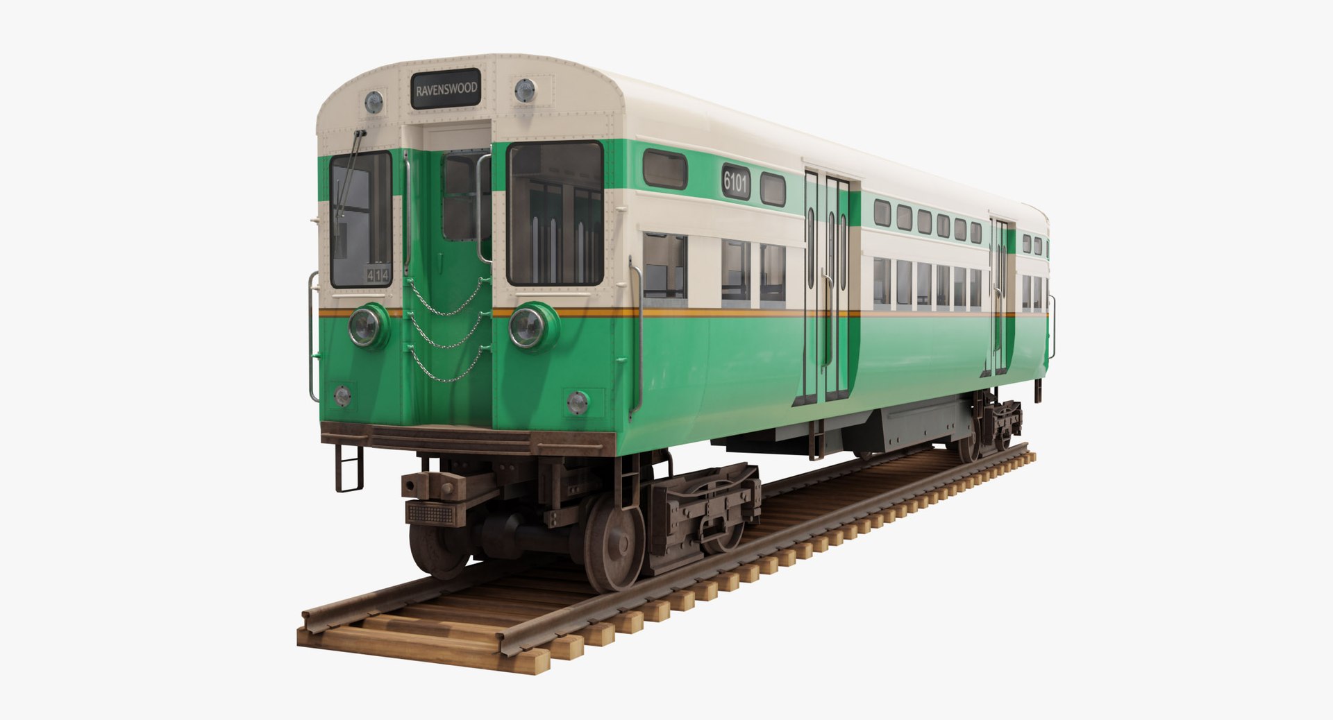 Train cta 3D - TurboSquid 1677161