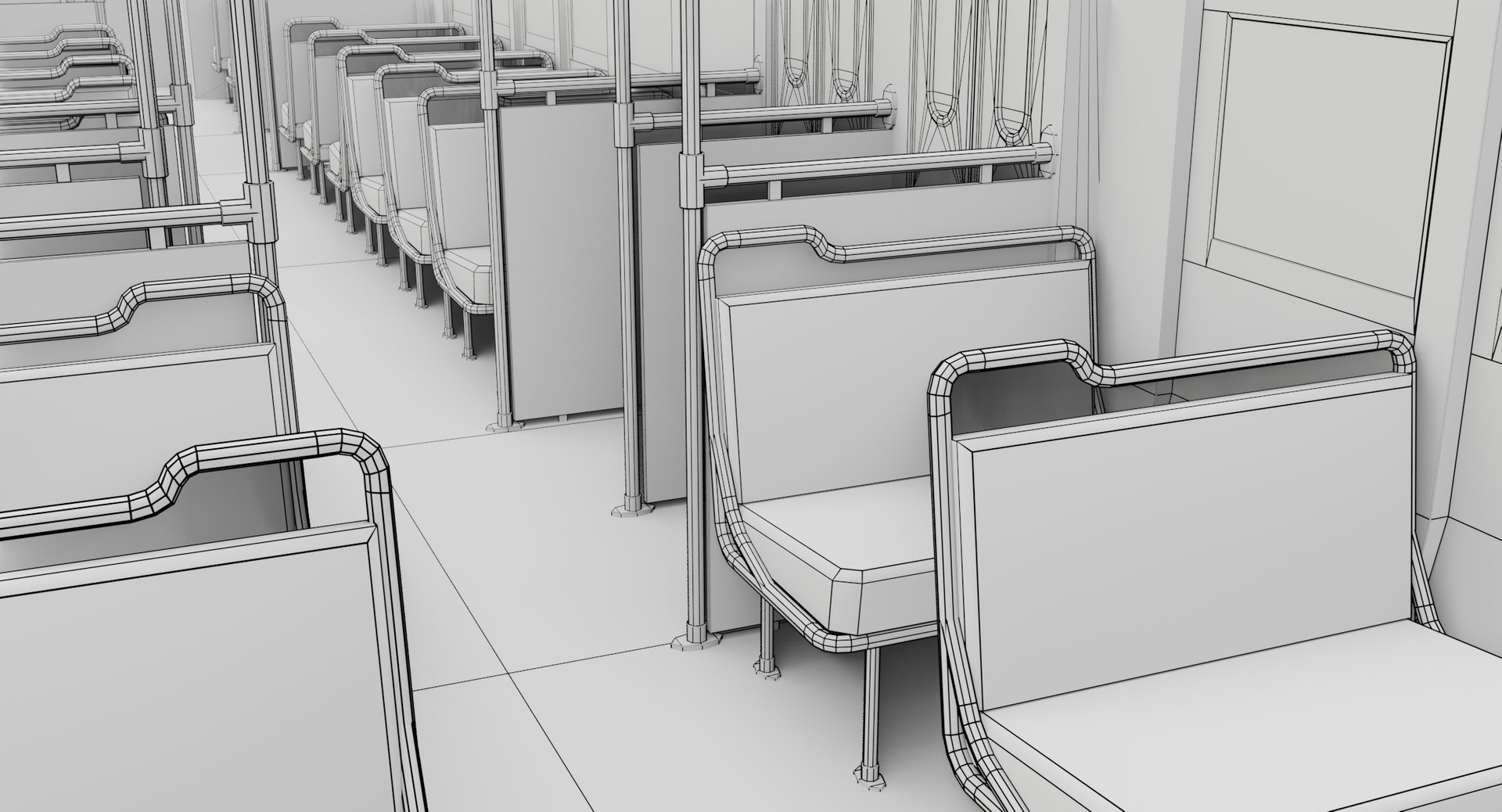 Train cta 3D - TurboSquid 1677161