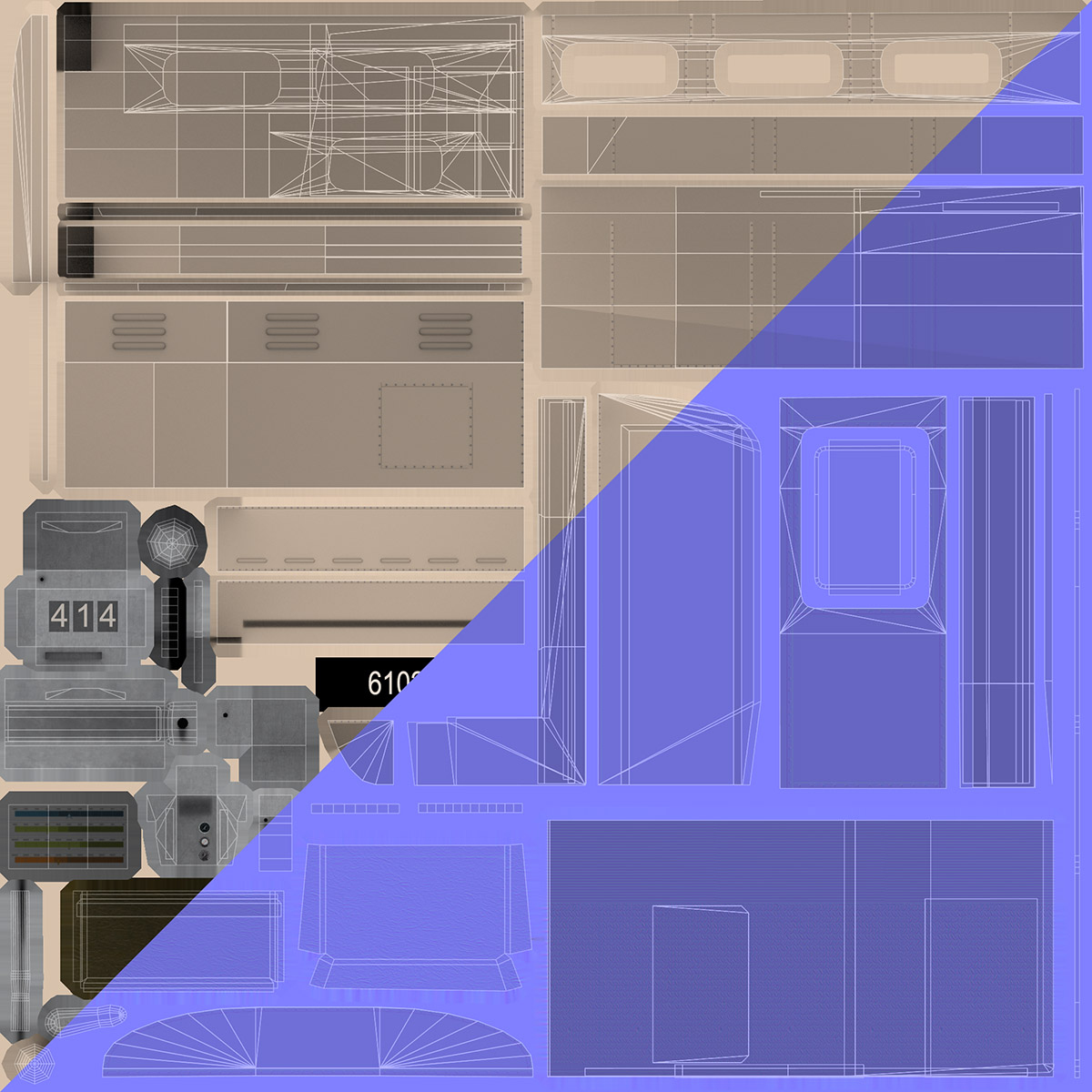 Train cta 3D - TurboSquid 1677161