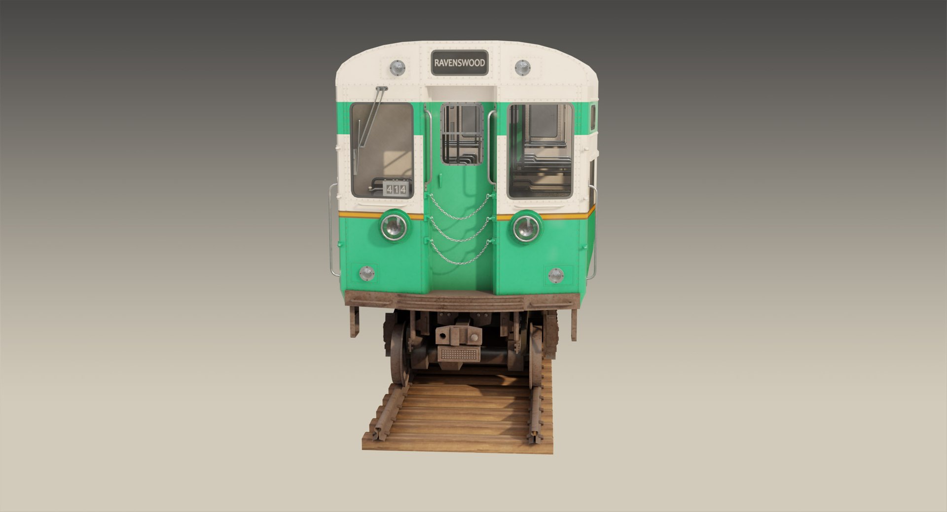 Train Cta 3D - TurboSquid 1677161
