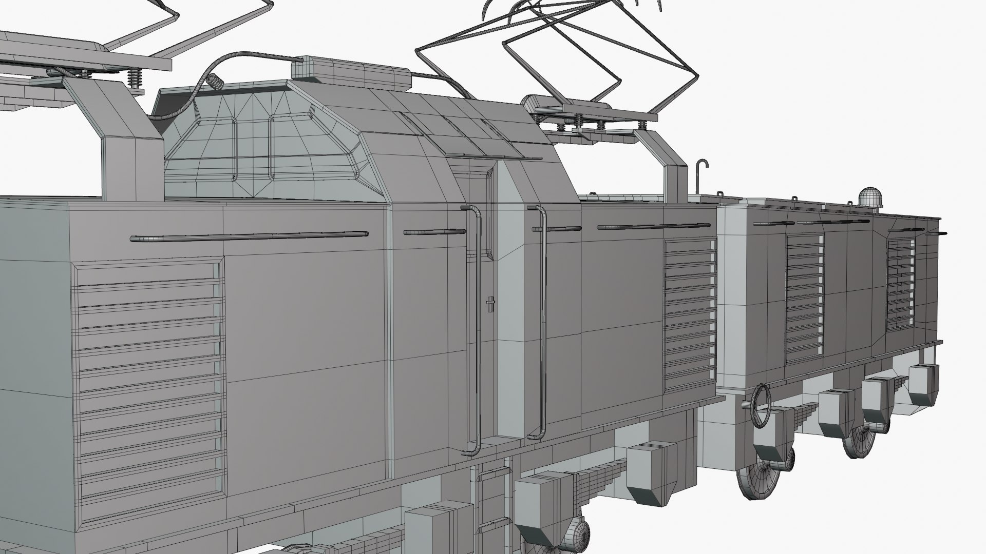 Cargo Train 2 3D Model - TurboSquid 1837560