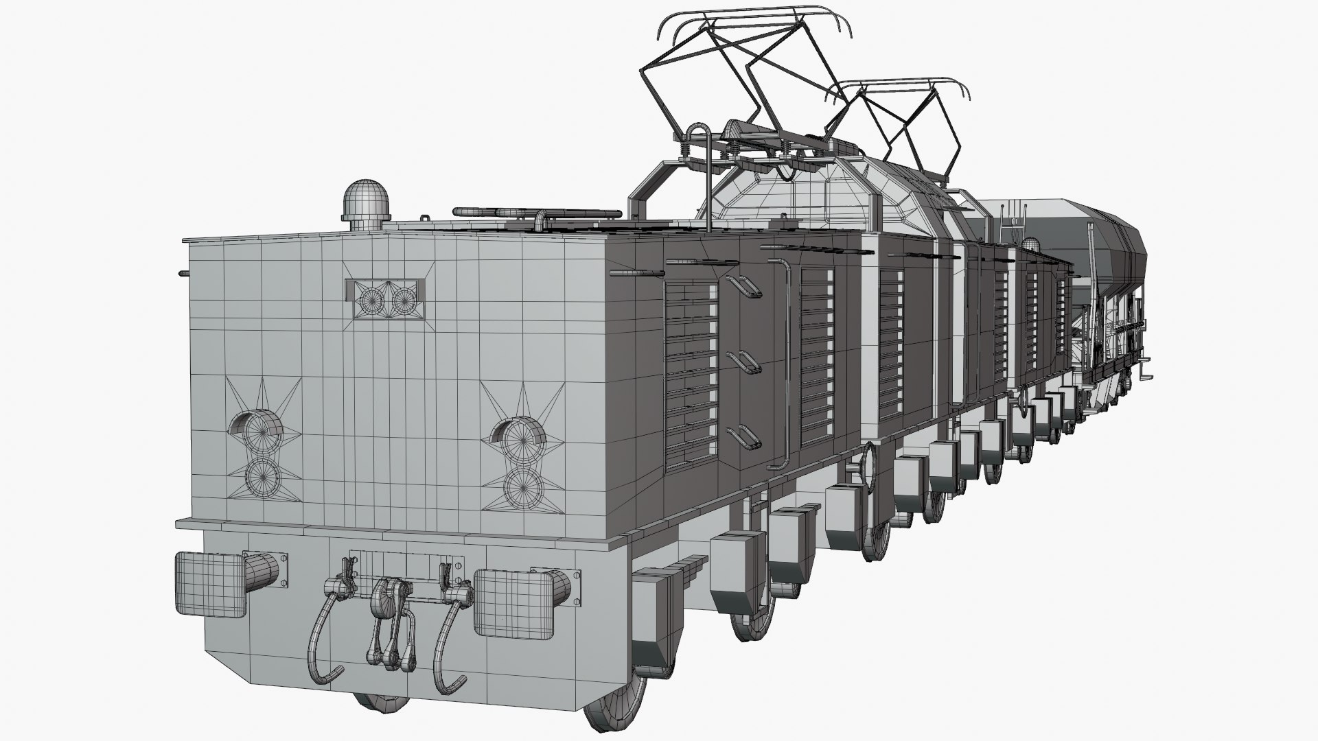 Cargo Train 2 3D Model - TurboSquid 1837560