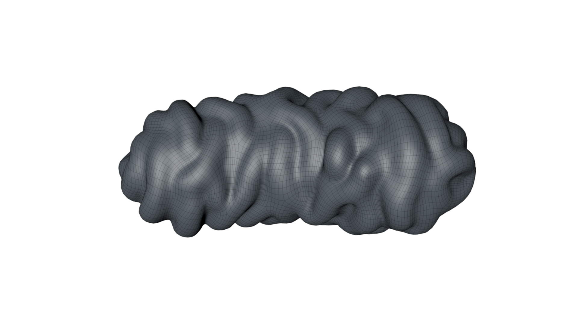 comic style mitochondrium 3d model