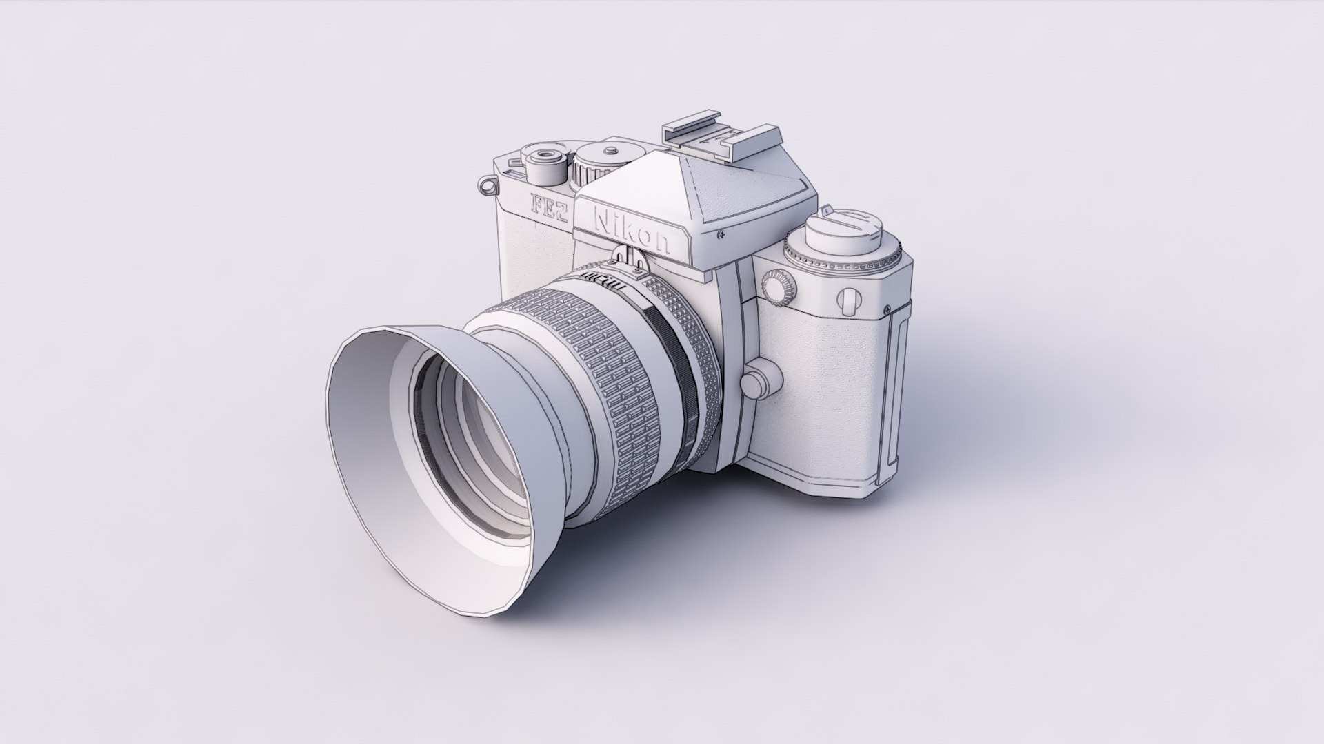Camera Nikon FE2 SLR 3D - TurboSquid 2192712
