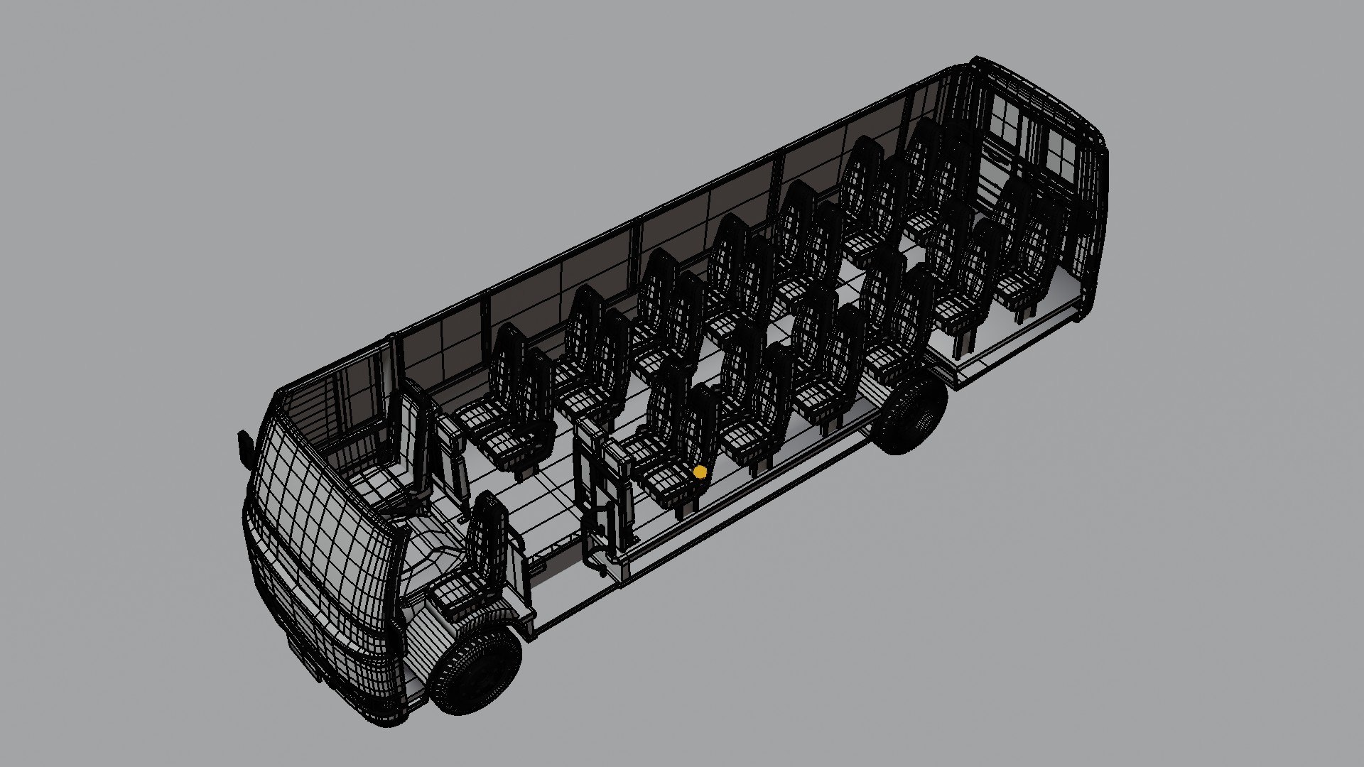 Fuso Rosa MiniBus 3D Model - TurboSquid 2135469