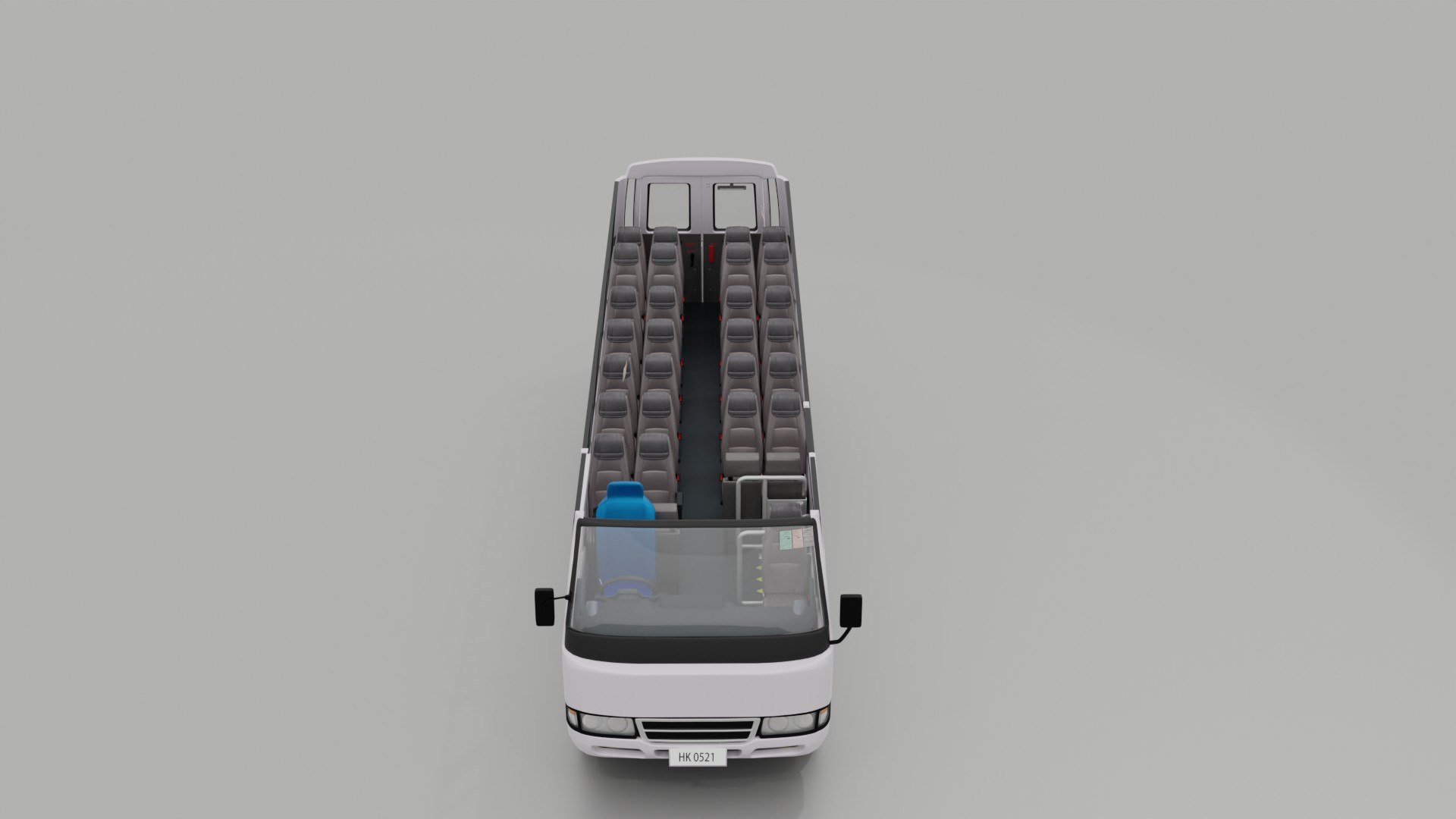 Fuso Rosa MiniBus 3D Model - TurboSquid 2135469