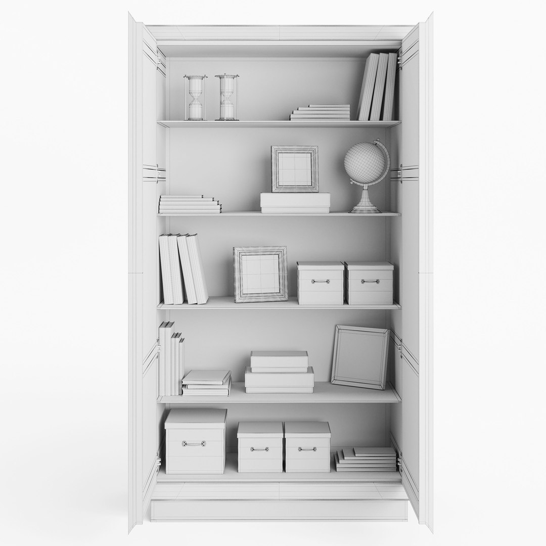 Theodore Alexander Hunter Tall Cabinet 3D model - TurboSquid 1771967