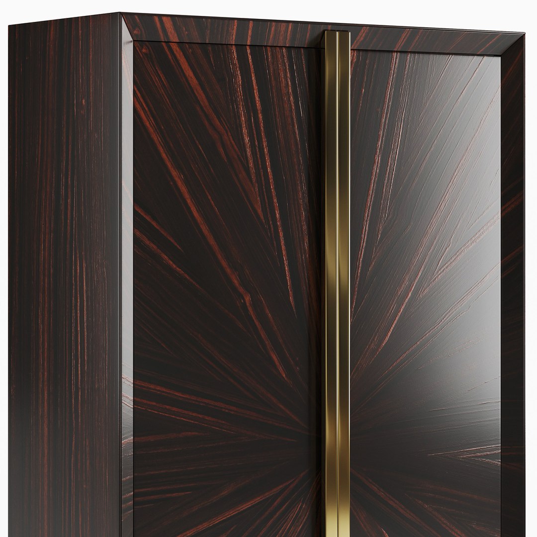 Theodore Alexander Hunter Tall Cabinet 3D model - TurboSquid 1771967