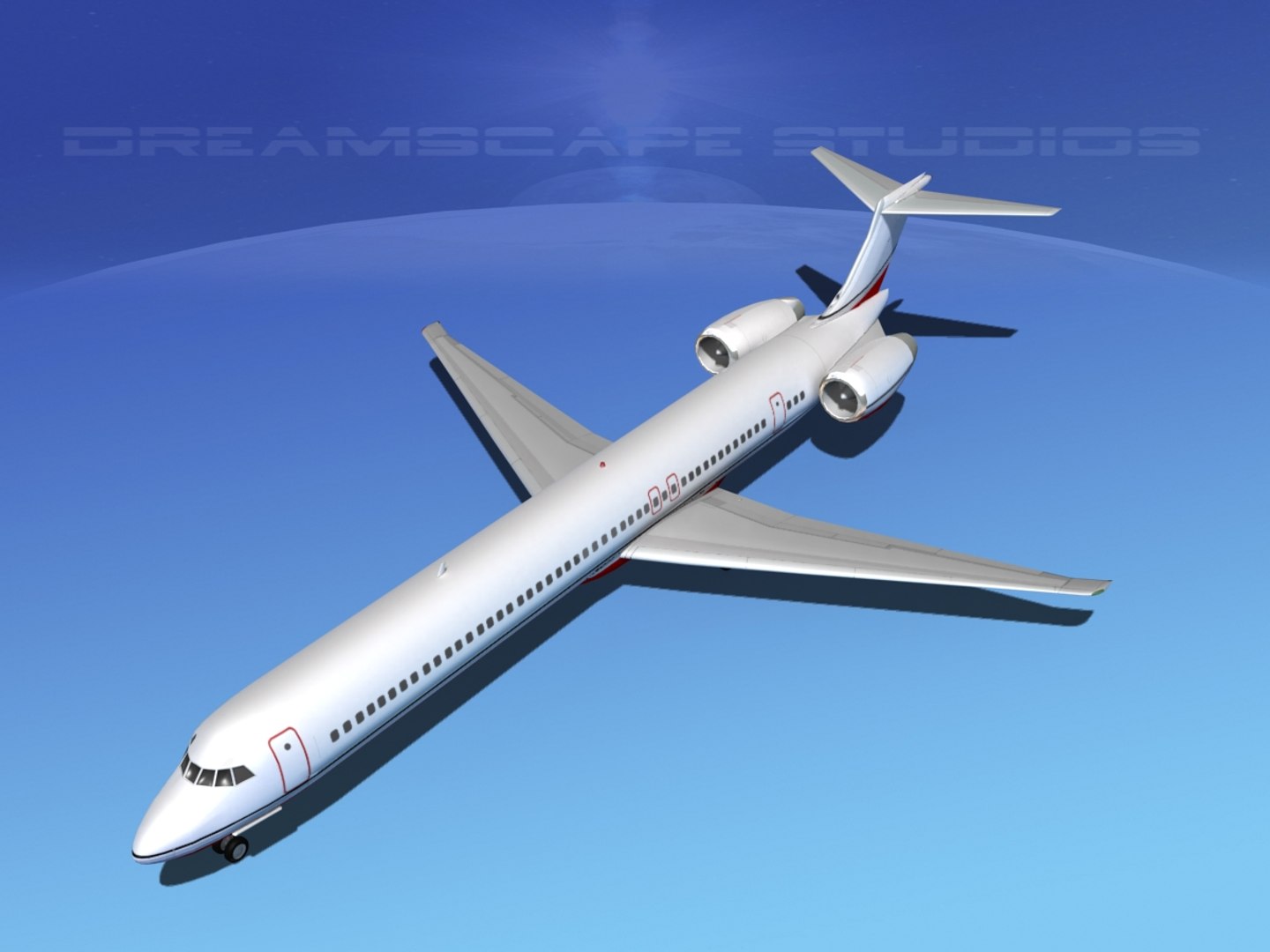 3d mcdonnell douglas md-80