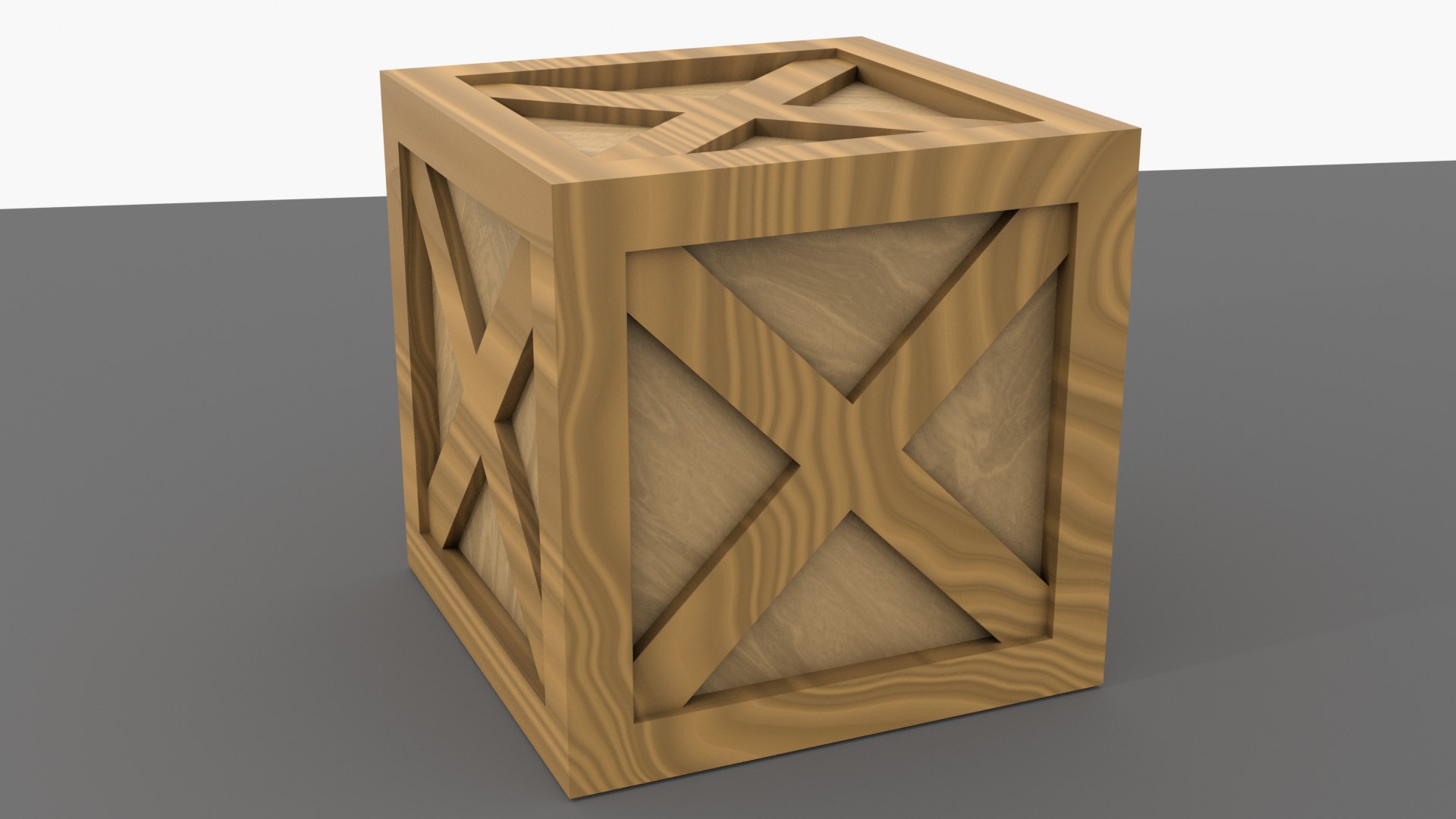 3 Simple Crates 3D Model - TurboSquid 1993148