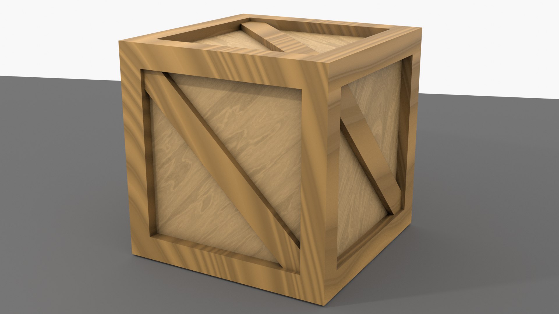 3 Simple Crates 3D Model - TurboSquid 1993148