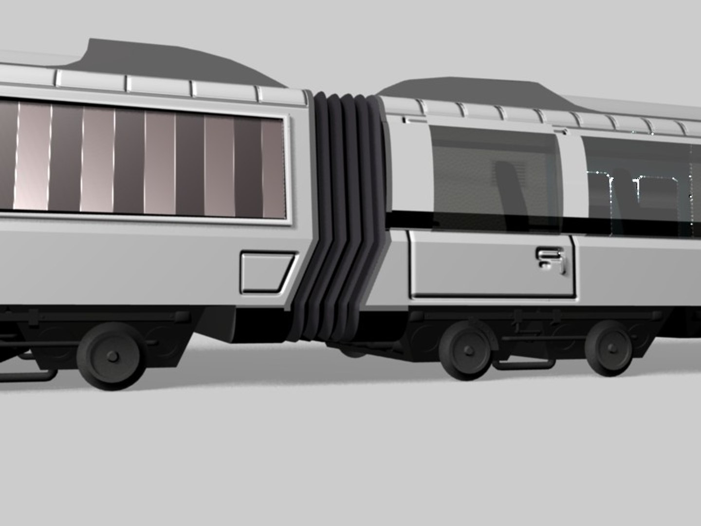 Train Futuristic 3d Model