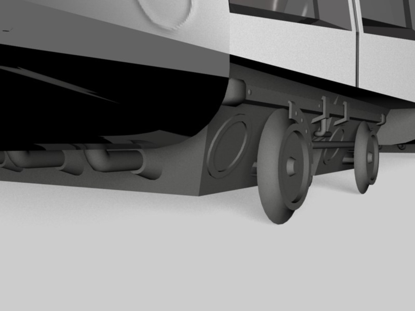 Train Futuristic 3d Model