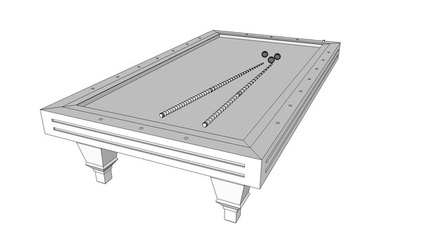 modelo 3d Billar - TurboSquid 1344955